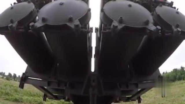 自动导弹系统发射瞬间,不得不服俄罗斯导弹科技!