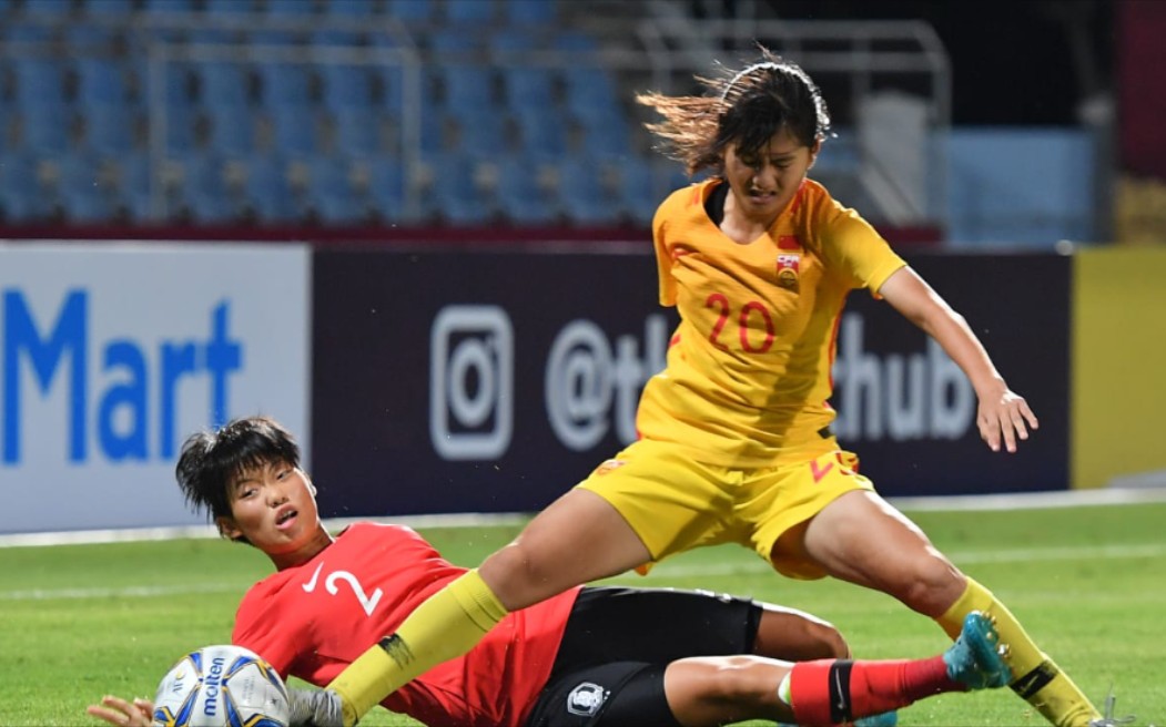 【女足也精彩】加油!U16女足亚锦赛:中国女足2-0胜韩国