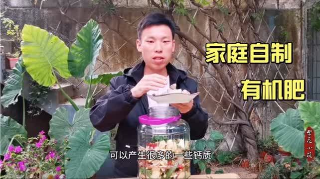 家庭如何利用厨余垃圾,制作有机液肥花肥方法