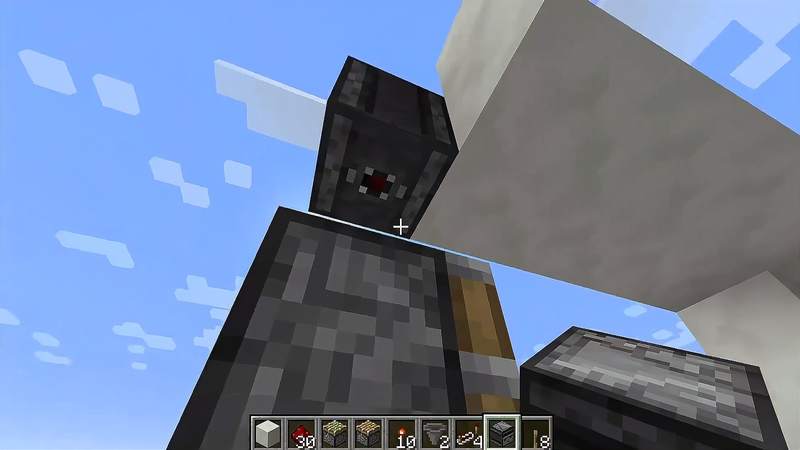 我的世界,游戏教程,教你做一个3X3螺旋门