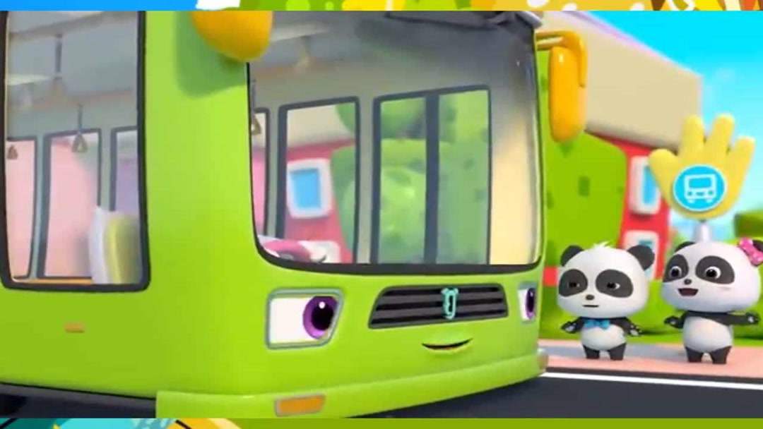 宝宝巴士早教动画:公交巴士遇到困难了,还好救援车及时赶到!