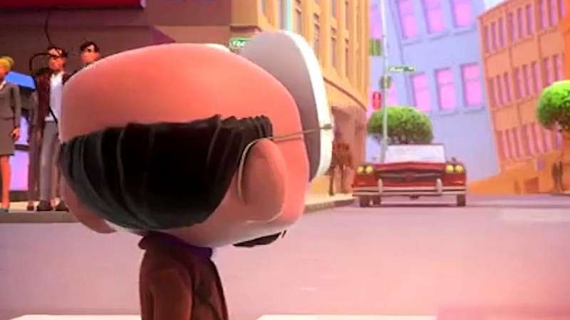 经典动画短片,脑洞全开,原来这白墙是投胎之门