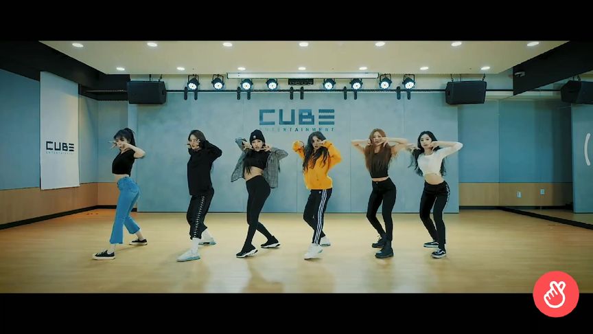gidle 女孩子们 Senorita练习室,这个好身材,是练出来的吗?