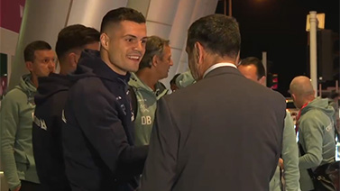 [世界杯新闻]瑞士队抵达多哈 正式开启世界杯之旅