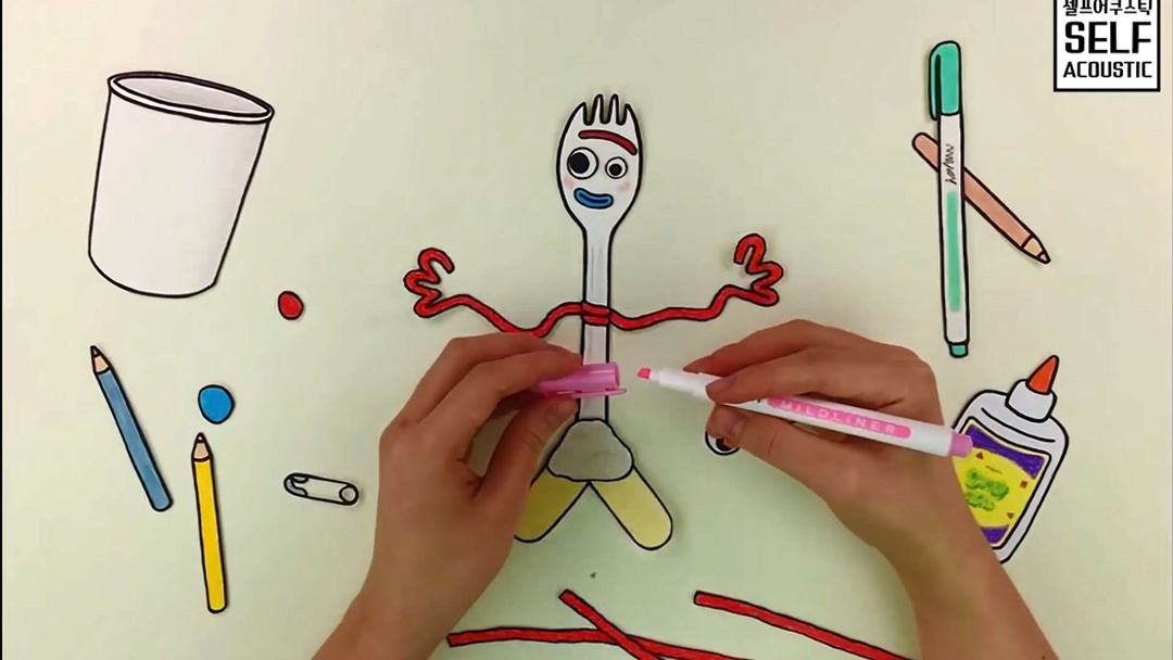 创意定格动画:阿妹手工制作系列,有趣好玩!