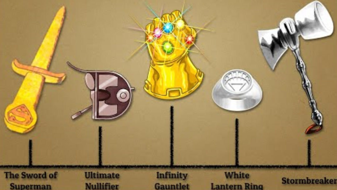 30种最强大的漫画武器,蜘蛛侠、钢铁侠、美国队长、神奇女侠