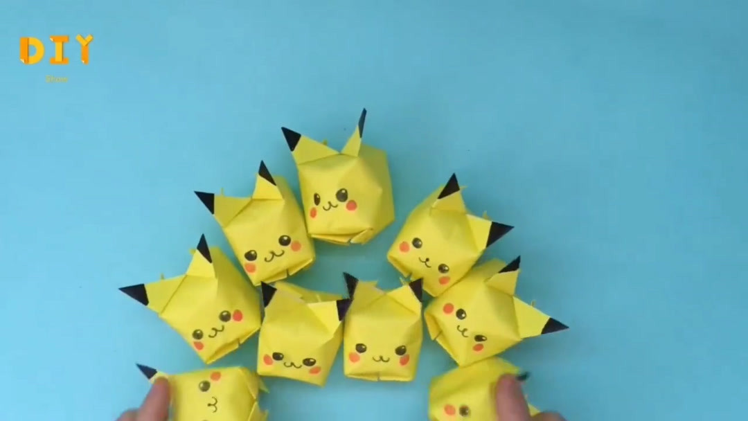#折纸大全#超萌比卡丘的折纸方法,孩子们.