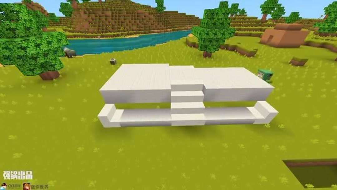 迷你世界 小恐龙造直升机,酋长战斗机,强锅造出太空飞船!