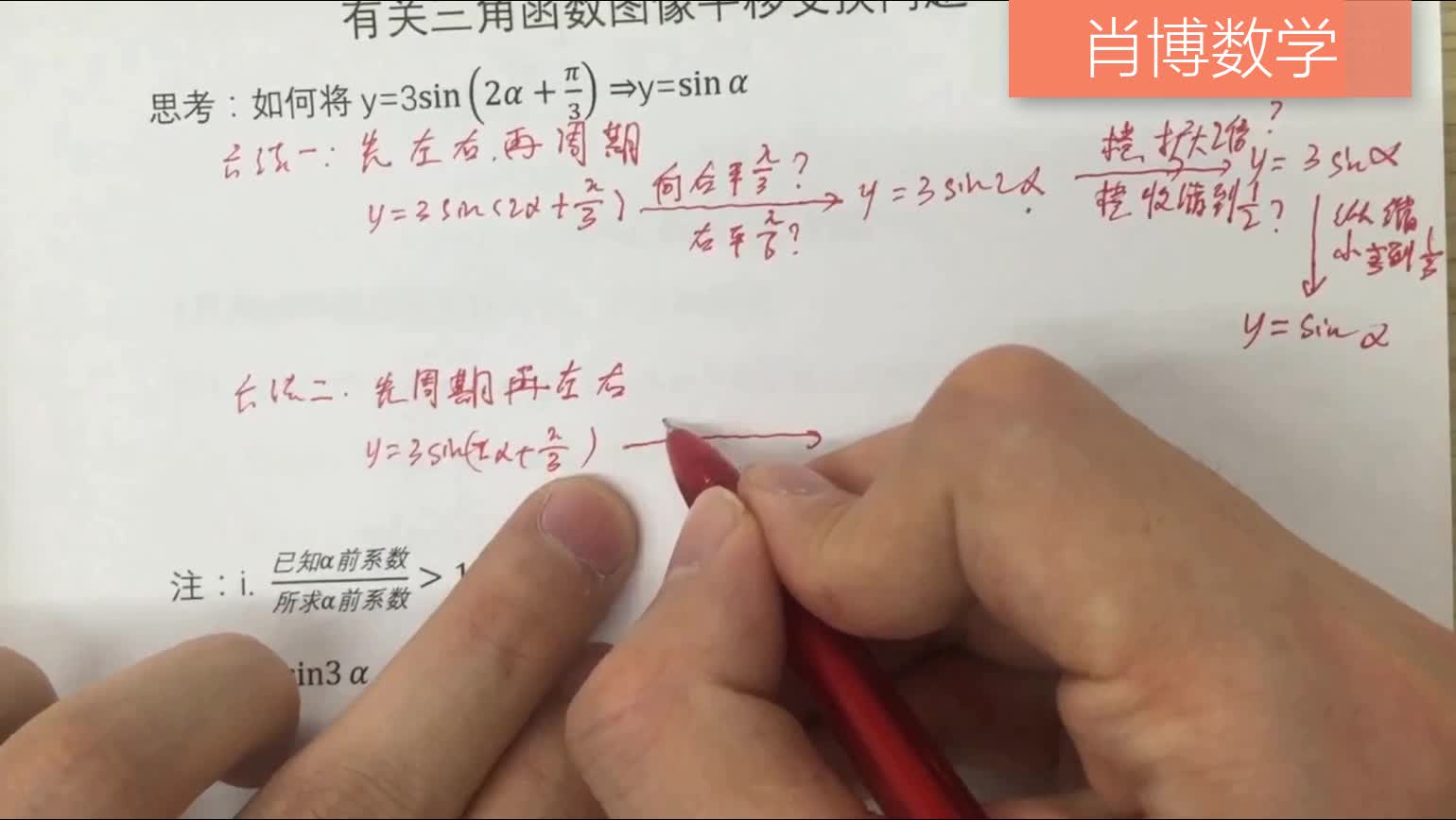 高中数学课程视频肖博高考数学之三角函数