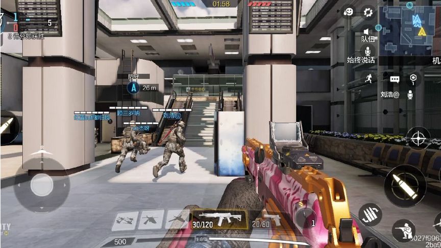 使命召唤手游:爆破排位赛全场火力压制对方,5-0完虐对面的。