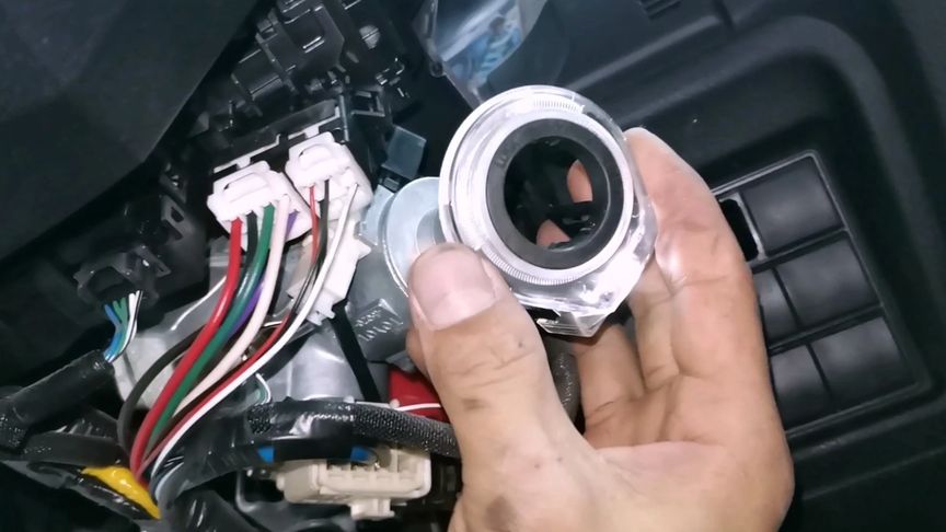 18款普拉多 一键启动安装教程