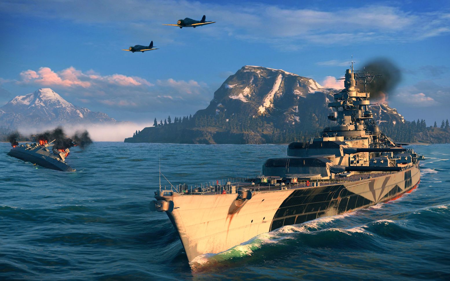 【战舰世界欧战天空】第347期 暴风雪大混战(提尔比茨)