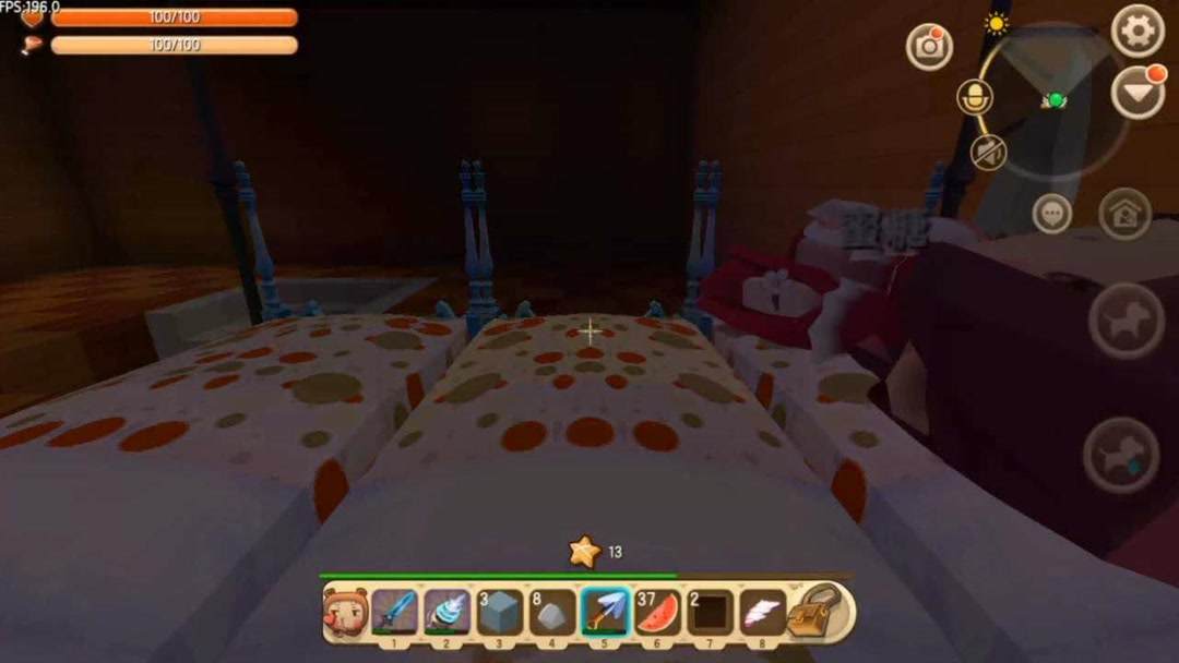 迷你世界:多人生存 这狗粮撒的,我感觉好几天都不用吃饭了