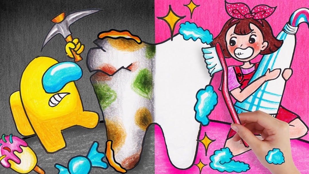 趣味定格动画:船员宝宝的牙齿生病了,看大大怎么帮助它的