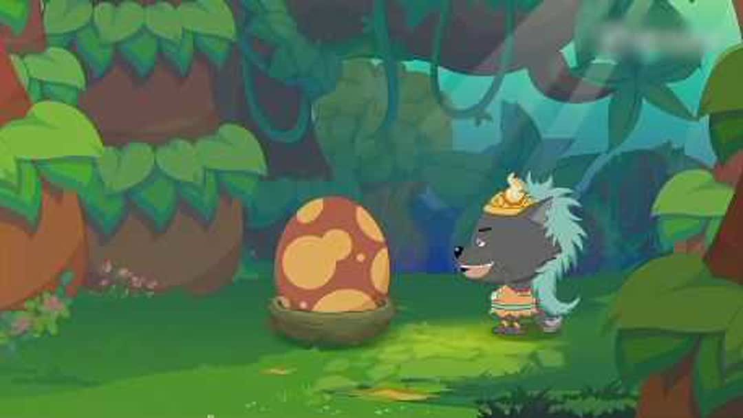 喜羊羊与灰太狼:抓羊行动失败,但灰太狼发现一个蛋,他很开心