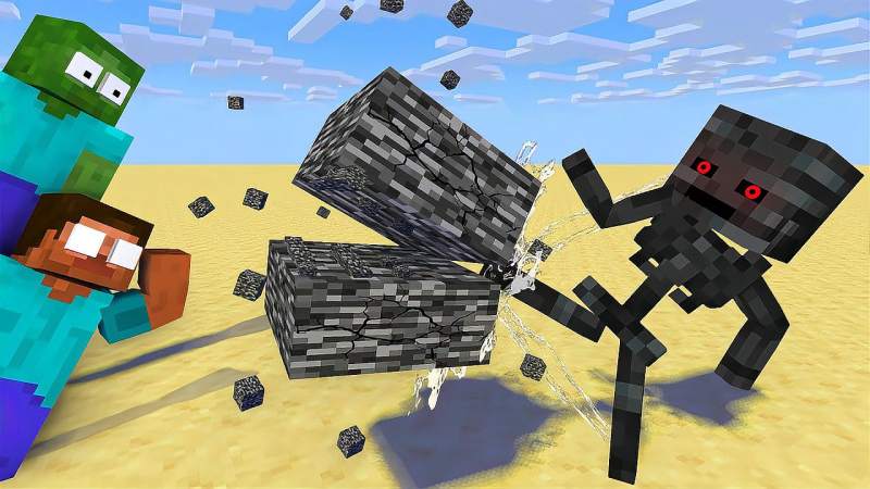 《我的世界怪物学院》搞笑动画:跆拳道劈板子,推小人游戏闯关