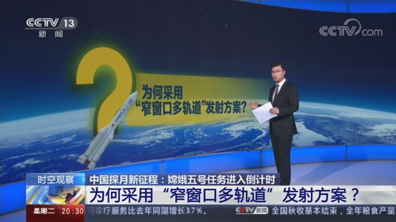 ...新征程:嫦娥五号任务进入倒计时 为何采用“窄窗口多轨道”发射方案?