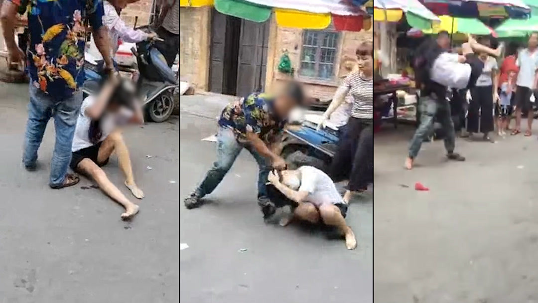 事发广东!女子街头被拖拽暴打,警方发通报揭秘真实原因