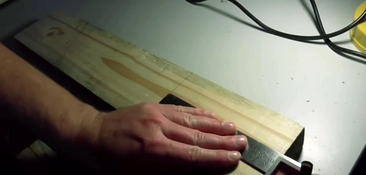 DIY一个对接头推刨,大师的手艺没话说