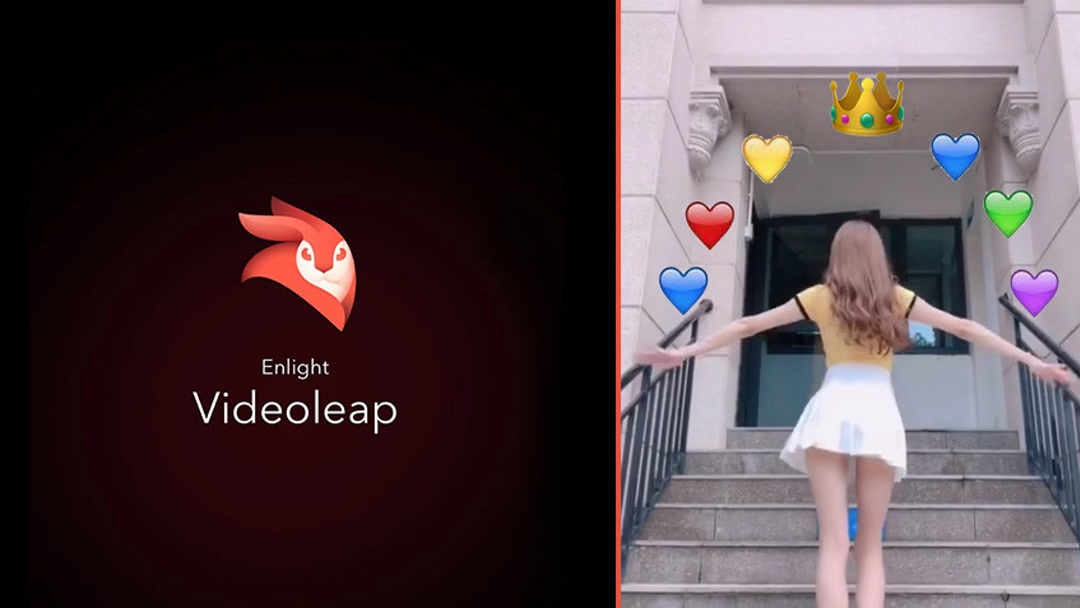 【videoleap实用教程】抖音上很火emoji皇冠舞