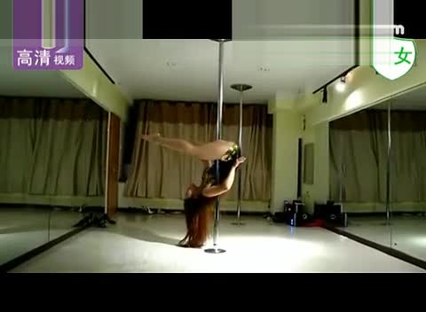 【钢管舞教程】钢管舞教学 培训表演视频,好看好学
