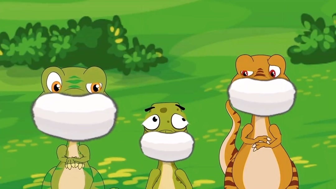 疫情期间保护自己 恐龙安全教学动画