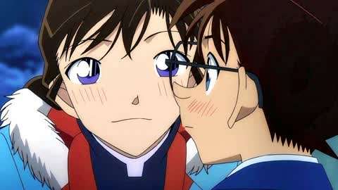 名侦探柯南:柯南身份遭曝光!小兰反应令人意外!这是要分手?