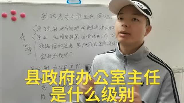 县政府办公室主任是什么级别?很多人都不知道答案,你了解吗?