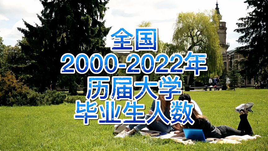全国2000~2022年历届大学毕业生人数