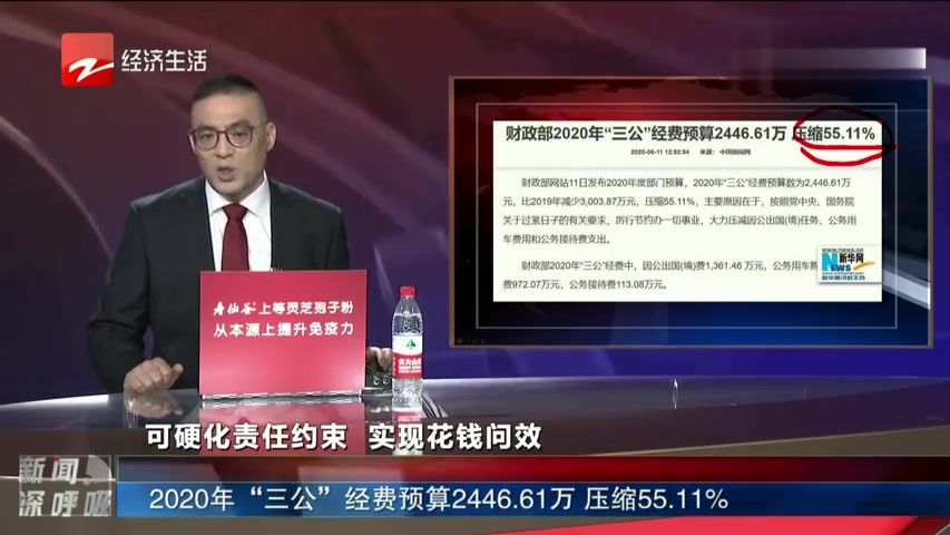 2020年“三公”经费预算2446.61万!压缩55.11%