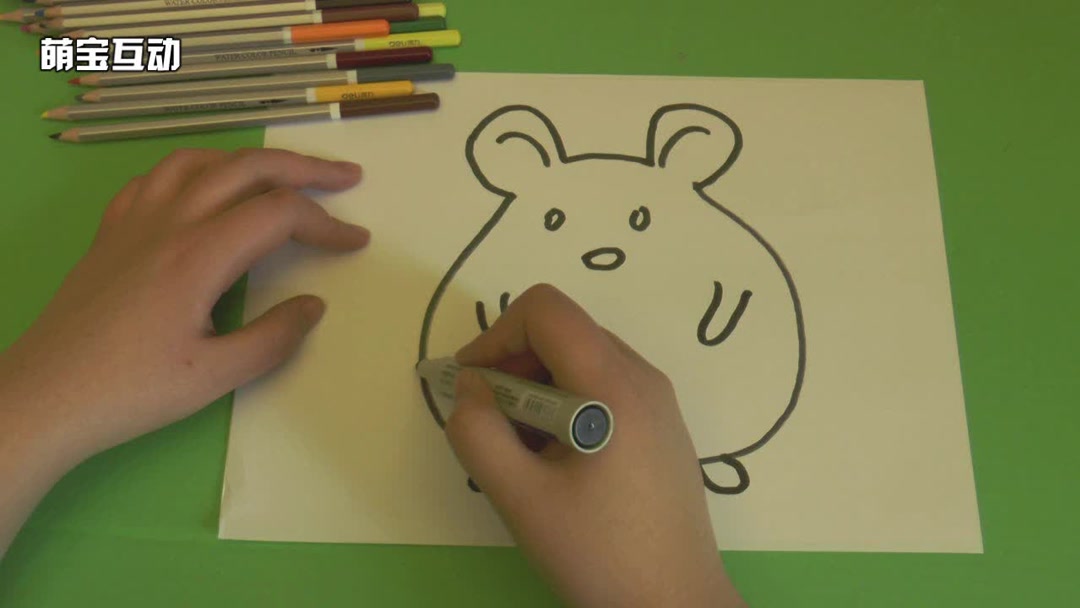 简笔画 小老鼠 快来一起画吧!