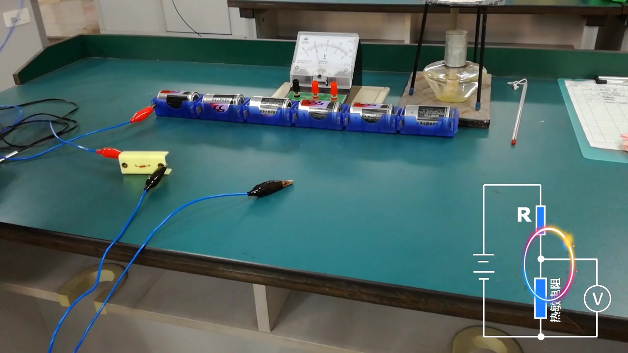 防水型热敏电阻的电路连接