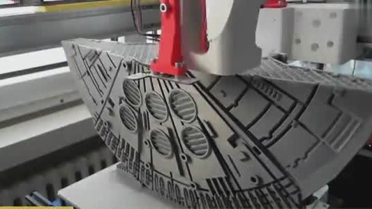 高科技3d打印机打印出来宇宙飞船