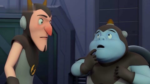 皮皮鲁安全特工队:红蓝鼻子的垃圾怪兽!