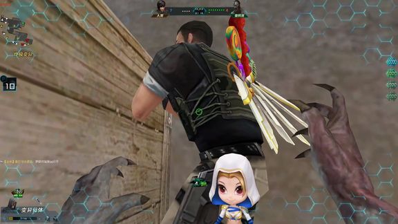 偶遇憨憨比伯识图躲到变英雄…