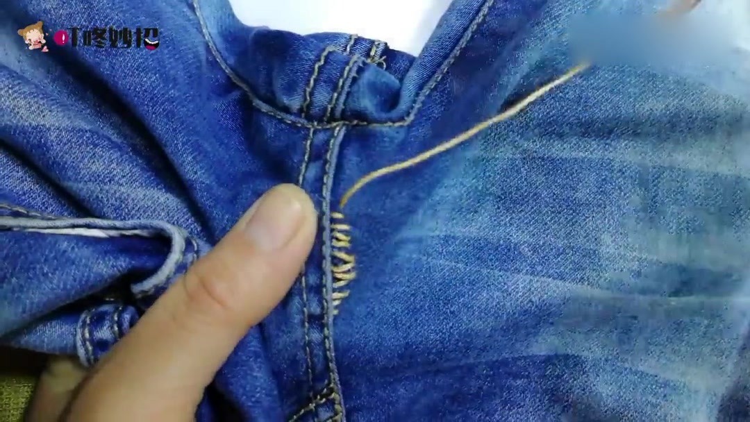 裤子刮破很尴尬,教你这样无痕修补,补好后一点看不出来