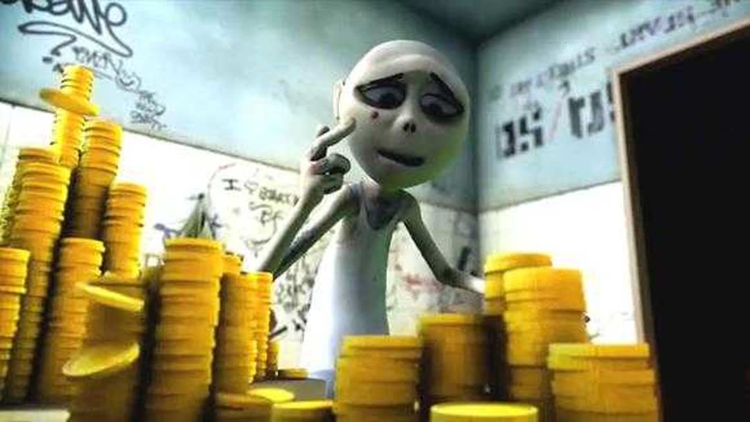 男子脸上长了颗痘痘,摁了还能出金币,这下发财了,动画短片