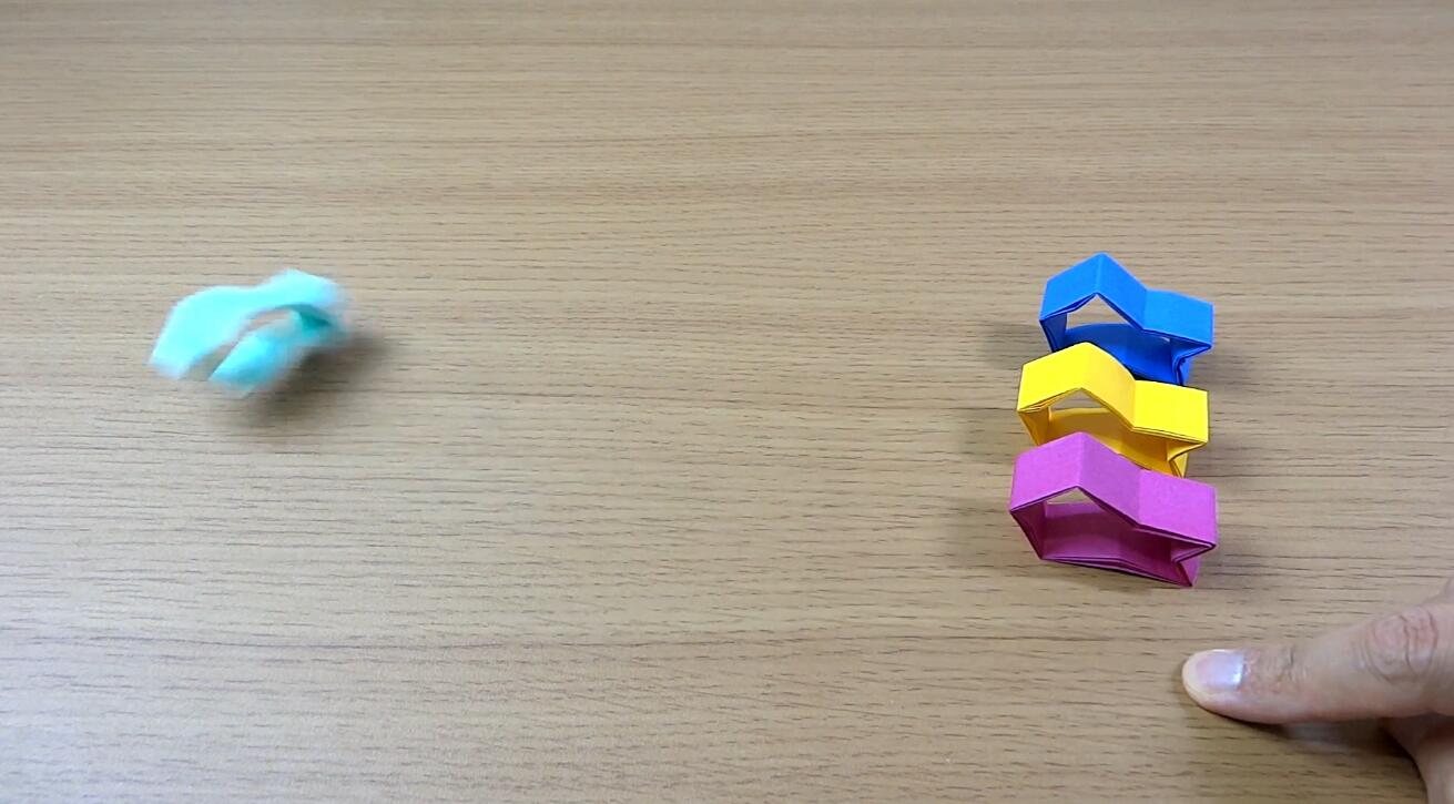 教你折纸会跳远的小鱼饼干,孩子们很喜欢玩的折纸小玩具教程!