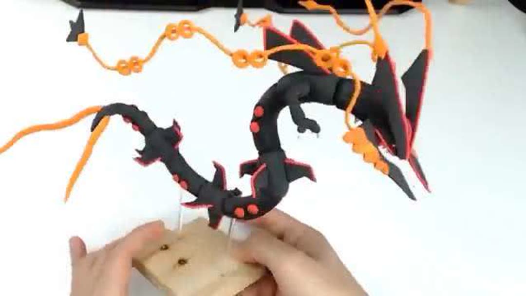 轻黏土手办制作教程--超级烈空坐