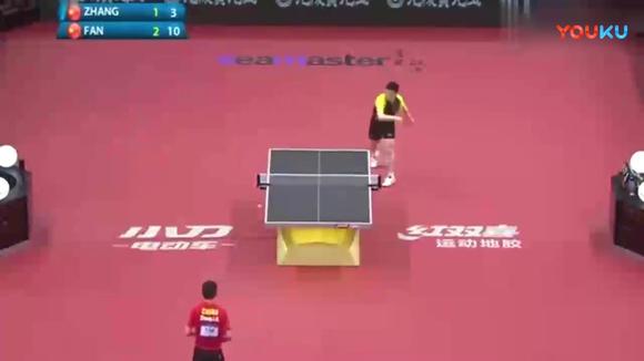 张继科和樊振东在比赛时演绎兵乓球二人转,裁判心态“崩”了!