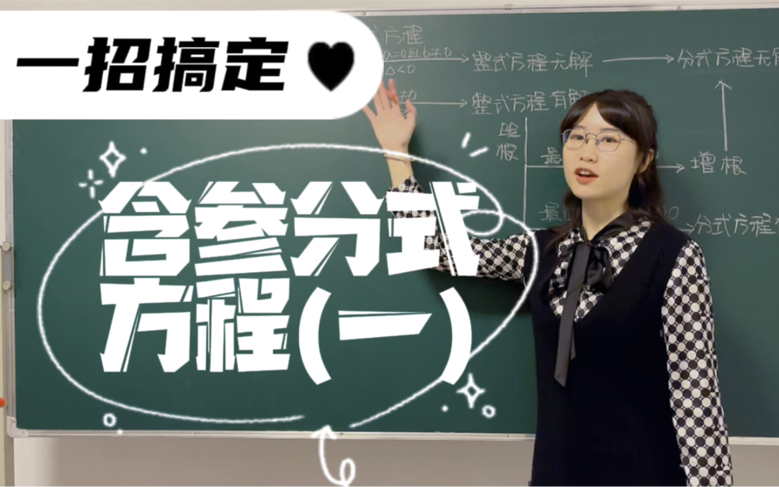 初中数学|含参分式方程(一)