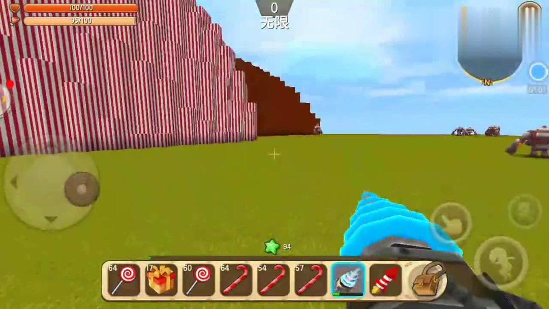 迷你世界:利用魔法权杖制作巧克力打造的世界