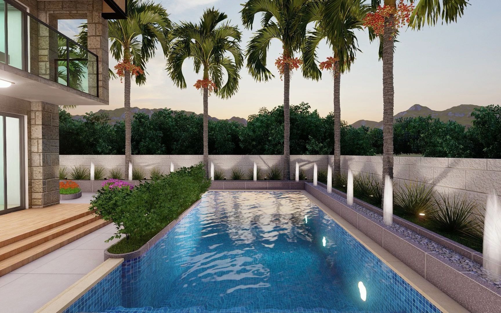 《静心·雅墅》现代水景别墅 lumion.10