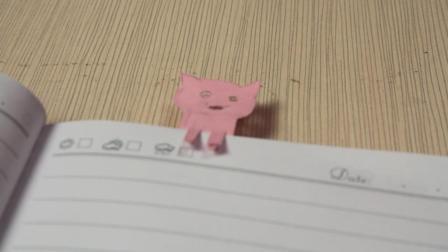 纯手工:时尚又可爱的猫咪书签,有没有解决你的烦恼呢