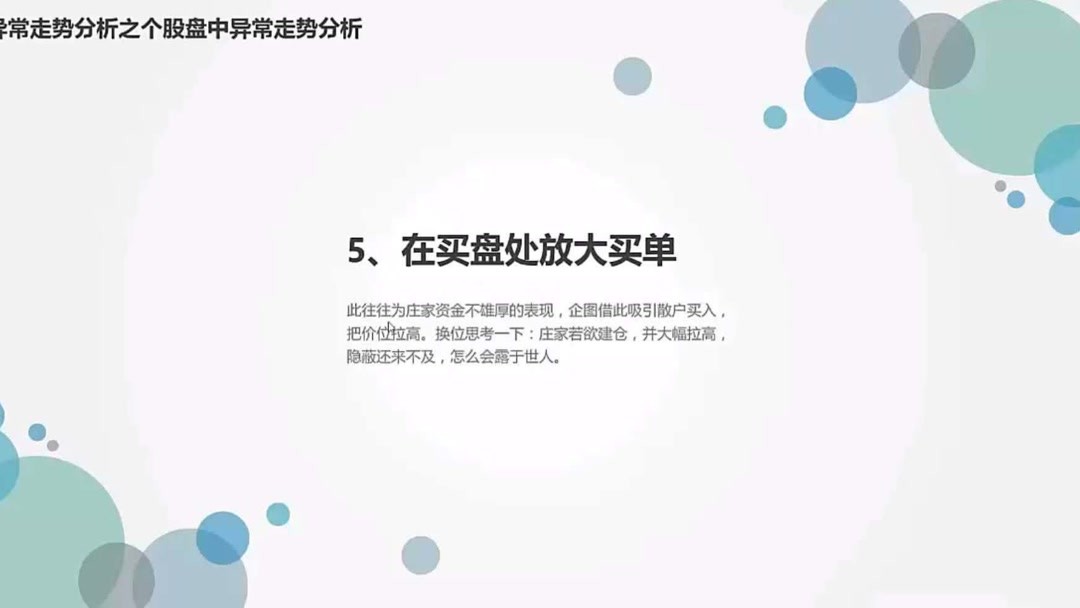 分时图之异常情况