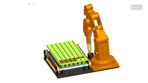 用PROE做插秧机机械手运动仿真