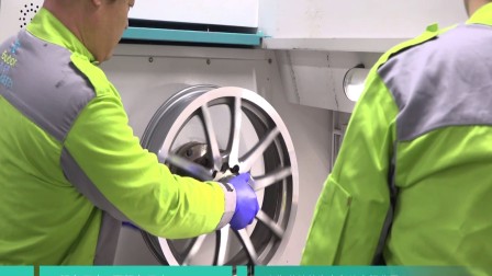 汽车轮毂修复视频