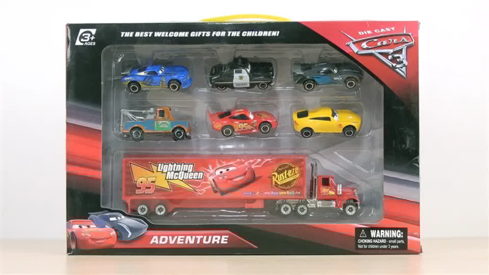 儿童玩具车视频大全汽车总动员合金汽车赛车运输车汽车模型