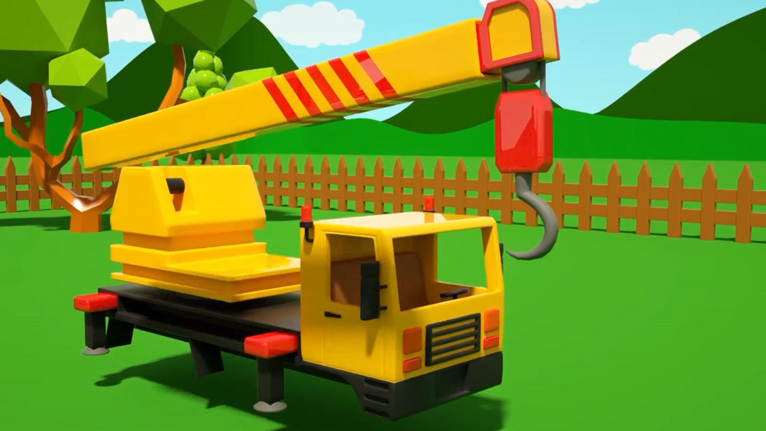 工程车兄弟救援队 第6集 工程车颜色认知