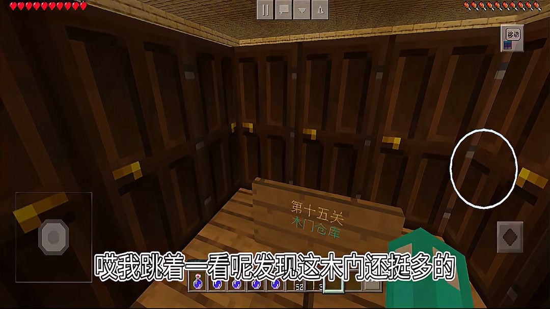 我的世界:木门仓库,这哪里是来找按钮,不知道的还以为在逛门厂